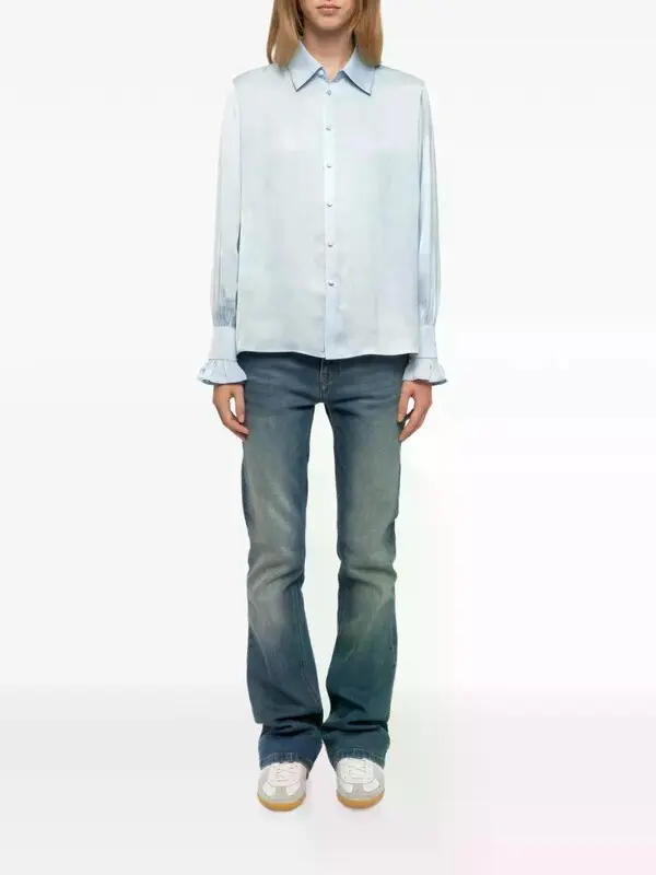 Zadig&Voltaire Thely Long-sleeve Satin Shirt