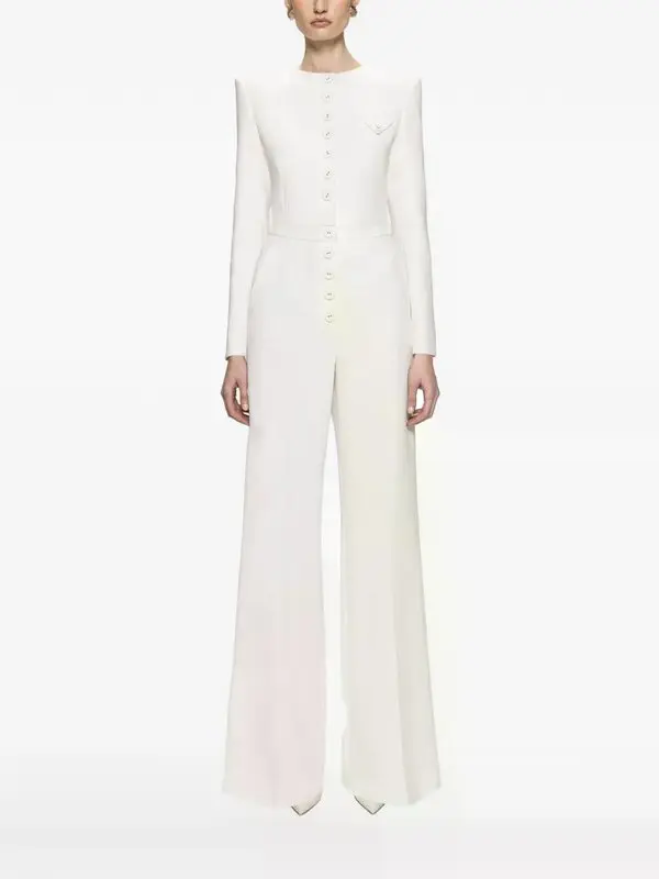 NISSA Buttoned Cropped Jacket