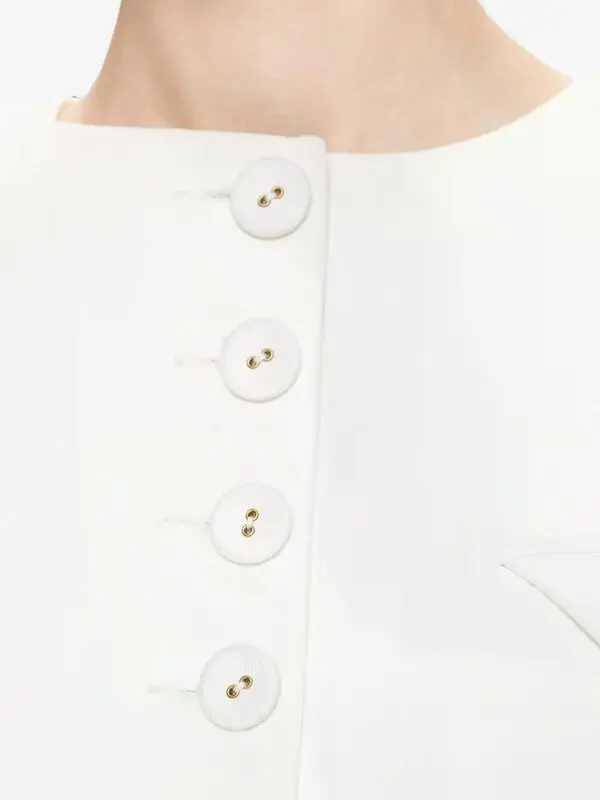 NISSA Buttoned Cropped Jacket