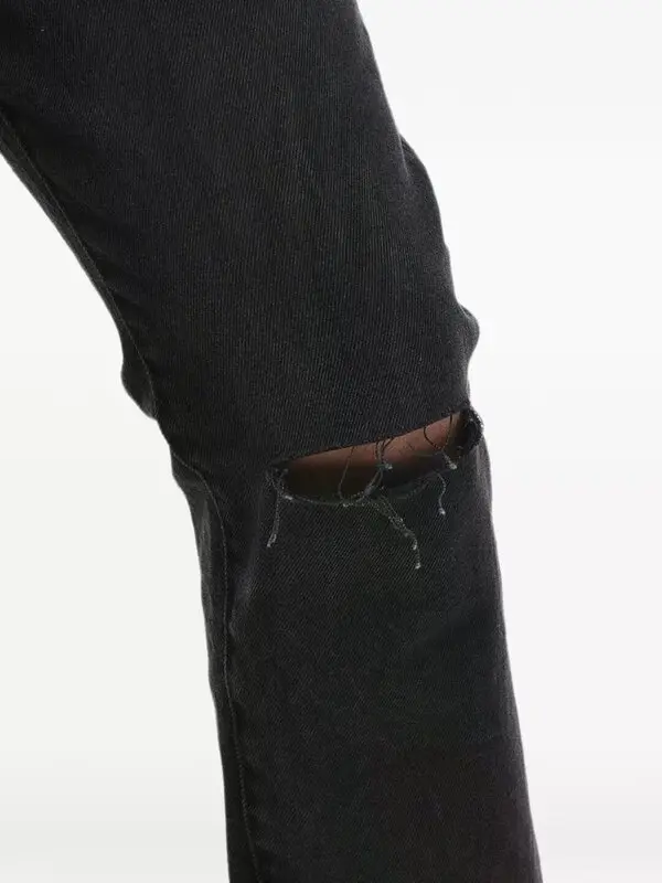 Off-White Distressed Skinny-fit Jeans