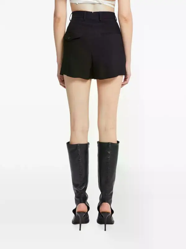 ANN DEMEULEMEESTER Stine High-waisted Tailored Shorts