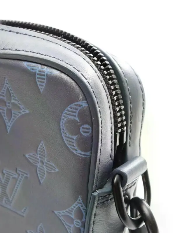 LOUIS VUITTON 2000s Duo Monogram Shadow Messenger Bag