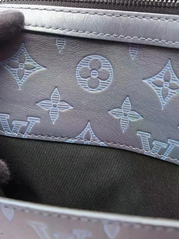 LOUIS VUITTON 2000s Duo Monogram Shadow Messenger Bag