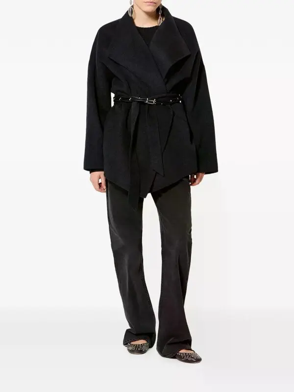 Isabel Marant Étoile Ceaton Wool And Cashmere Coat - Black