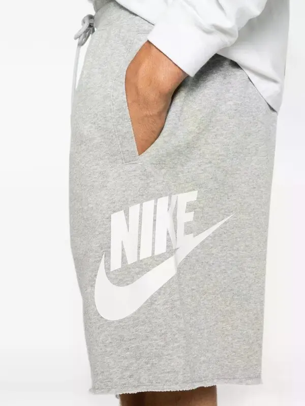 Nike Logo-print Drawstring-waist Track Shorts