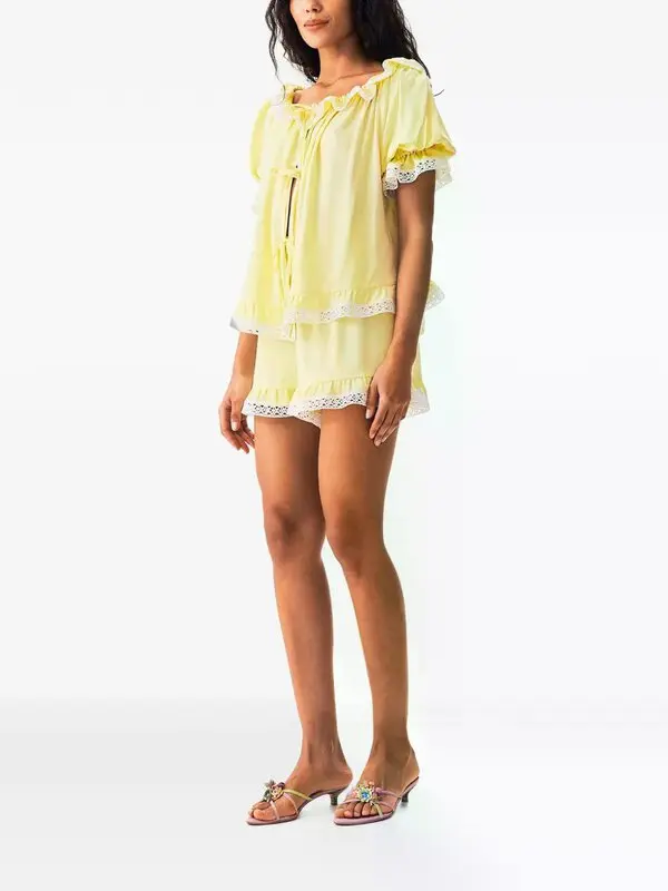 Sleeper Romantica Lace-trim Pajamas
