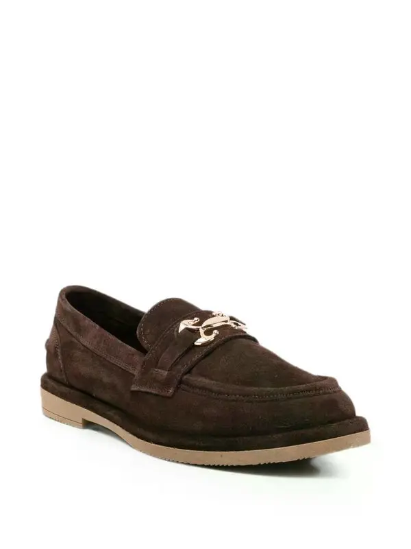SERGIO MORETTI FIRENZE Suede Horsebit Loafers