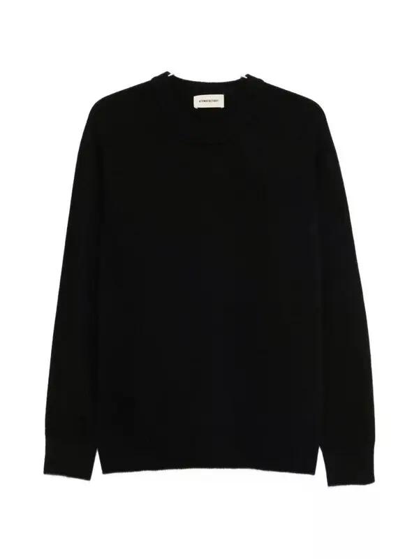 ATOMO FACTORY Crew-neck Long-sleeve Sweater