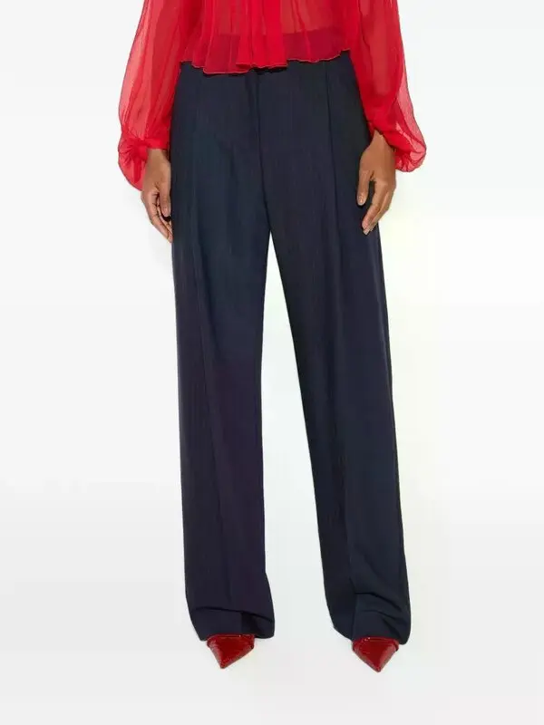 Elisabetta Franchi Pinstriped Tailored Trousers