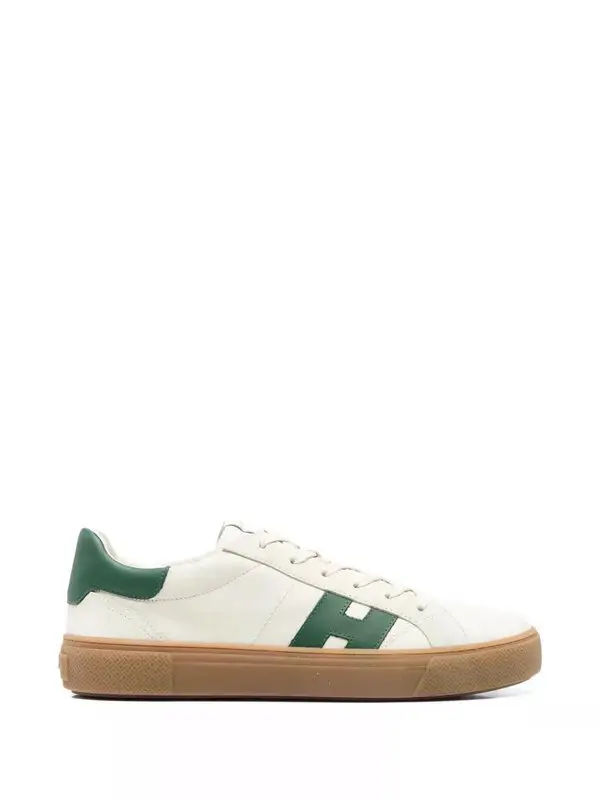 Hogan Crosswind Paneled Sneakers - Neutrals