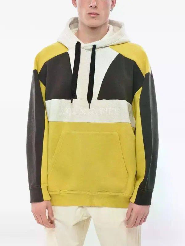 Isabel Marant Étoile Color-block Embroidered Hoodie