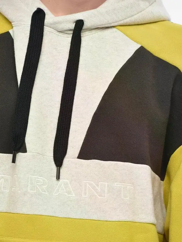 Isabel Marant Étoile Color-block Embroidered Hoodie