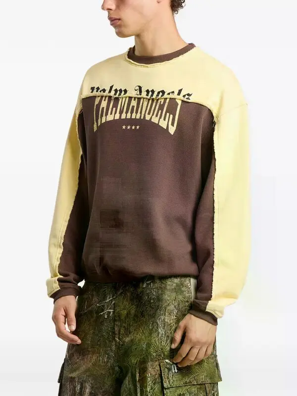 Palm Angels Vintage Logo Crewneck Sweatshirt