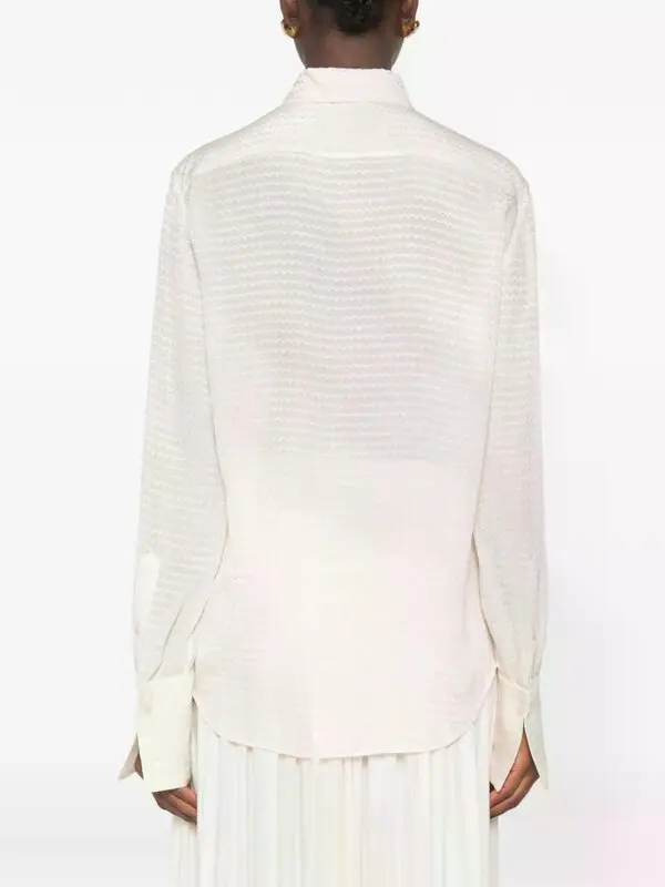 Fendi Long-sleeved Shirt With Classic Collar