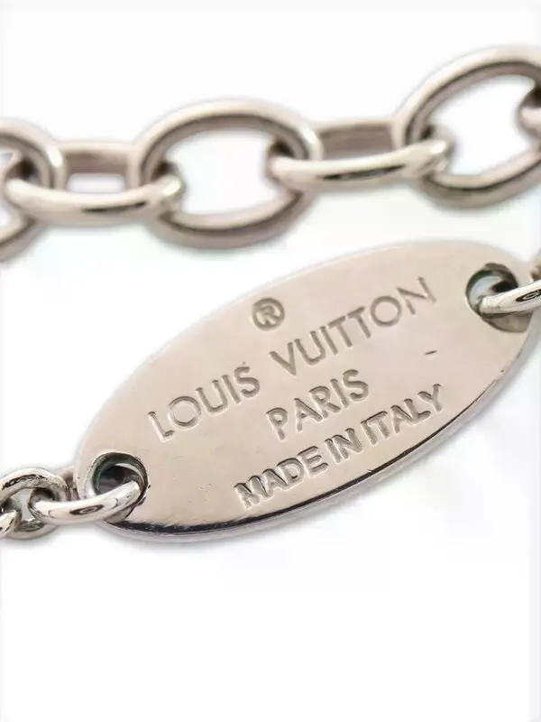 LOUIS VUITTON Tone Essential V Pendant Necklace