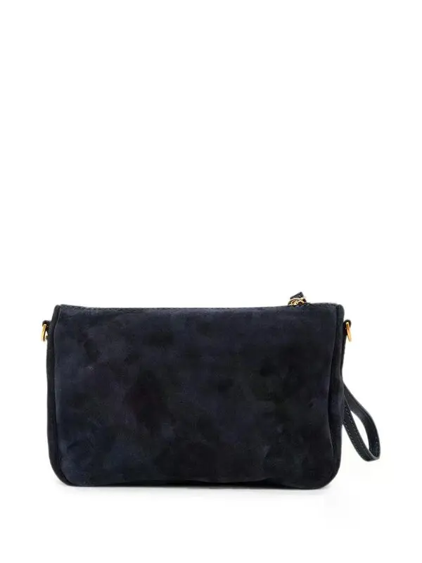 GIANNI CHIARINI Nora Small Suede Clutch Bag