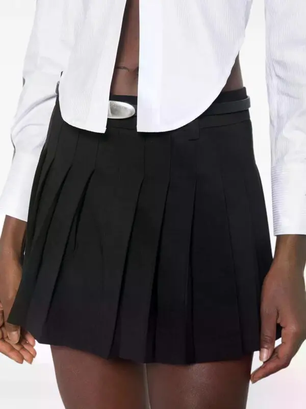 WRSTBHVR Nuria Pleated Mini Skirt