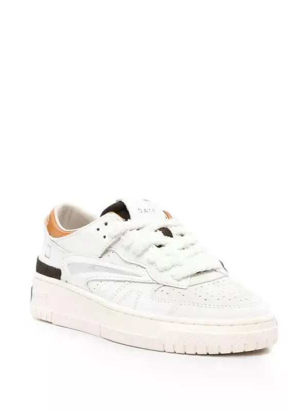 D.a.t.e. Perforated Panelled Sneakers