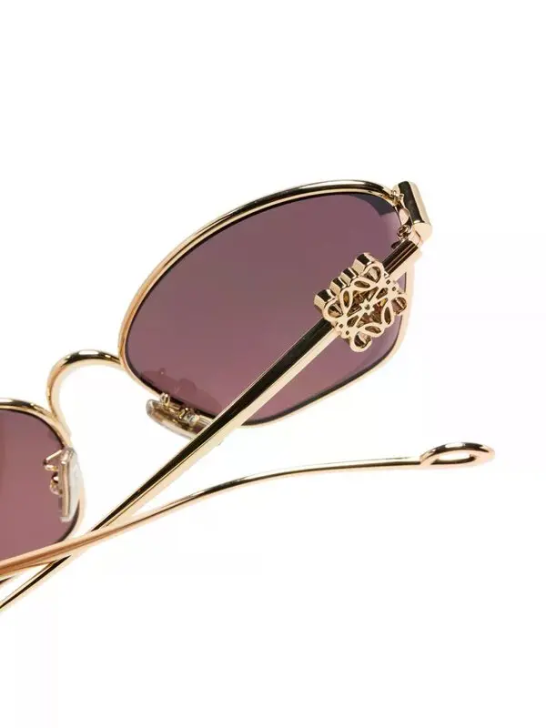 Loewe Anagram Hexagonal-frame Sunglasses