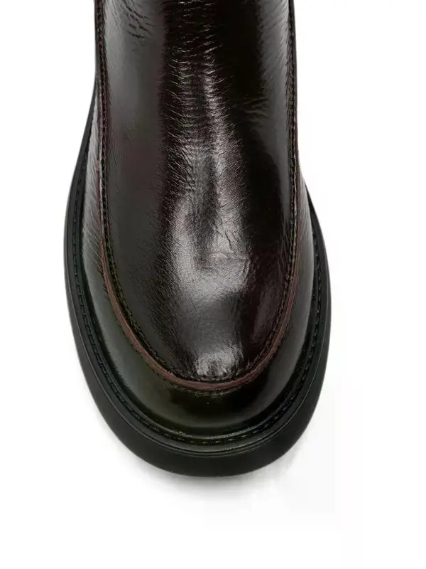 COPENHAGEN  Patent-leather Ankle Chelsea Boots