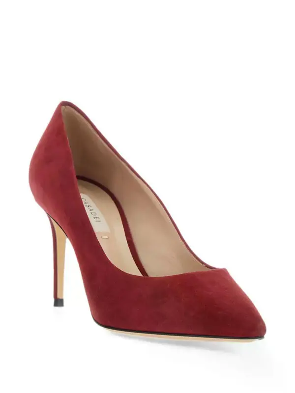 Casadei Suede Pointed-toe Stiletto Pumps