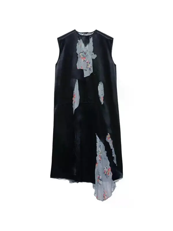 Prada Devoré Satin Dress