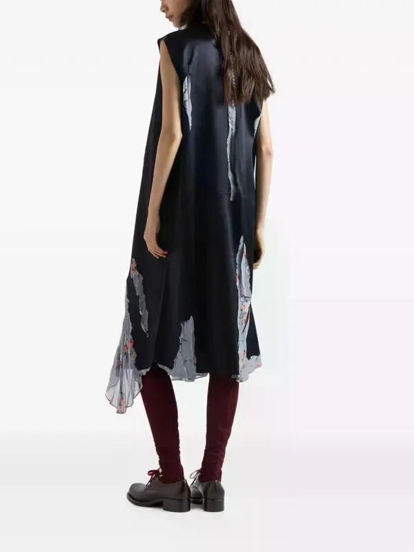 Prada Devoré Satin Dress