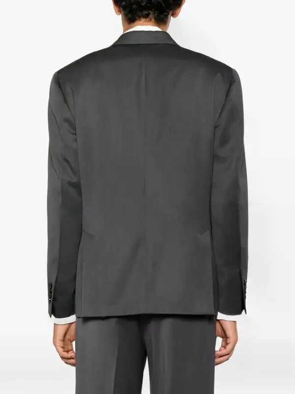 LARDINI Double-breasted Peak-lapel Blazer