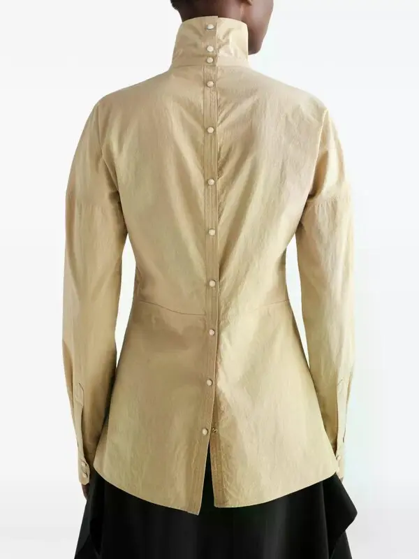 LEMAIRE Press-stud Bib Top In Cotton Crepe