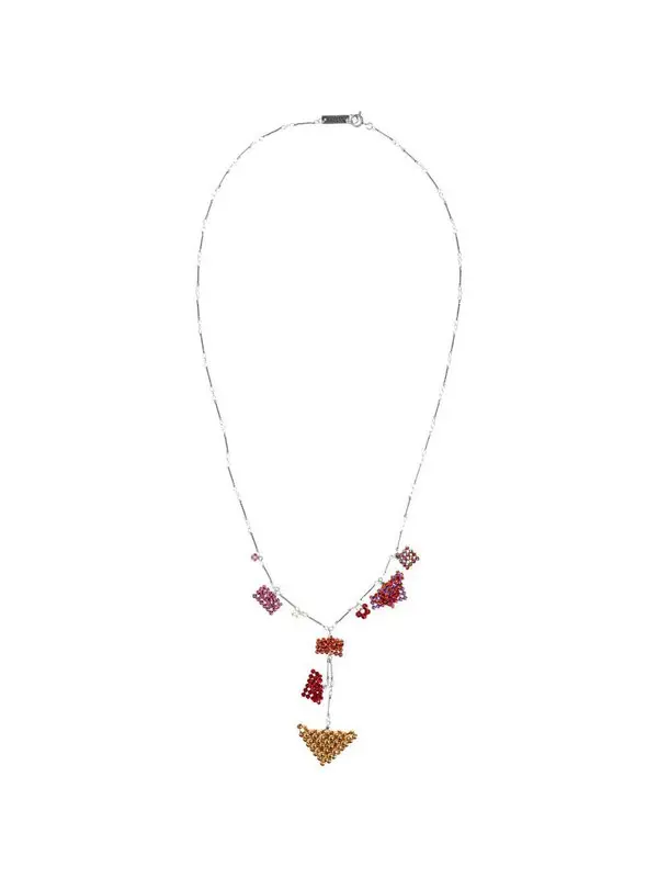 Isabel Marant Étoile Beaded Charm Chain Necklace