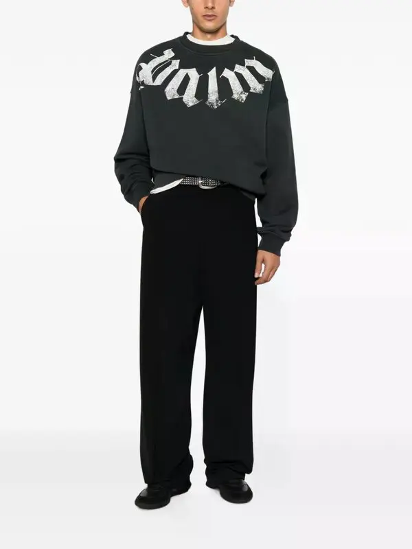 Palm Angels Logo Printed Sweatshirt