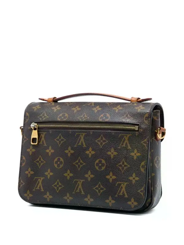 LOUIS VUITTON 2015 Monogram Pochette Metis Satchel