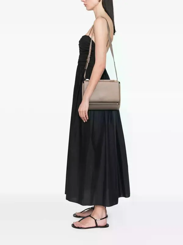 Givenchy 2000-2026 Medium Grained Calfskin Pandora Box Crossbody Bag