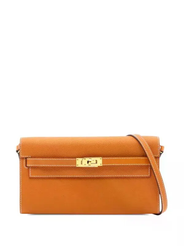 Hermès Kelly To Go Wallet Crossbody Bag - Brown