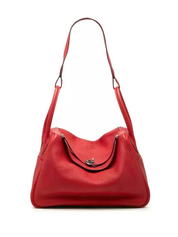 Hermès 2015 Clemence Lindy 34 Satchel - Red