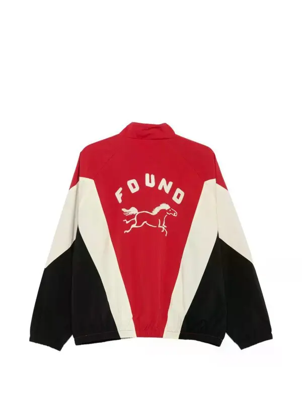FOUND Logo-patch Panelled Jacket