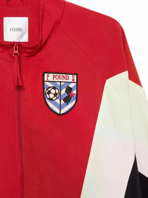 FOUND Logo-patch Panelled Jacket
