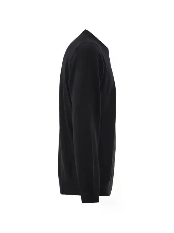 Stone Island Embossed-stitch Logo-patch Sweater