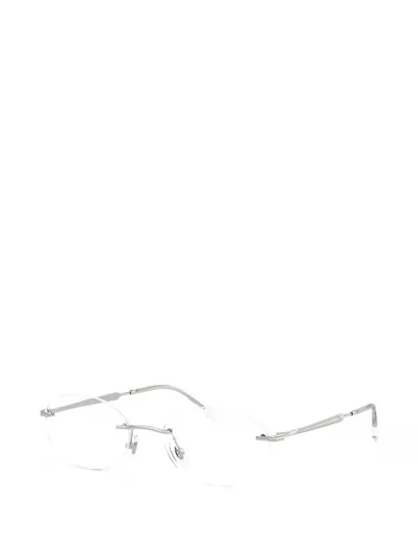 Ray-ban Rimless Oval Eyeglasses