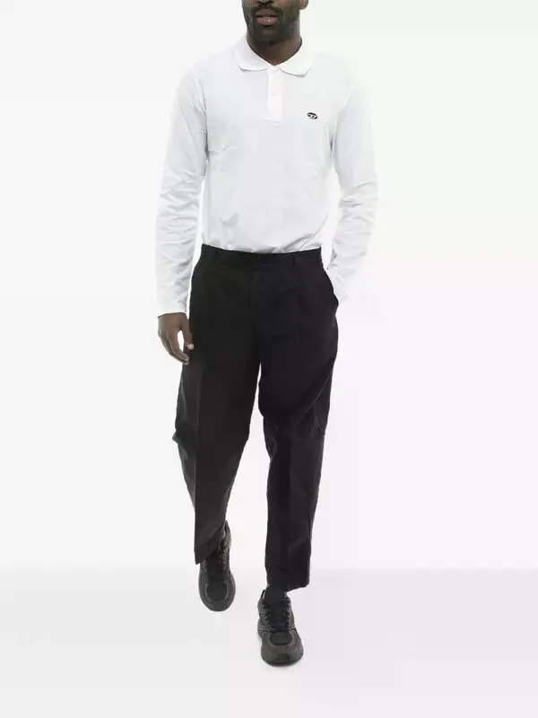 DIESEL® Cotton Pleated Trousers