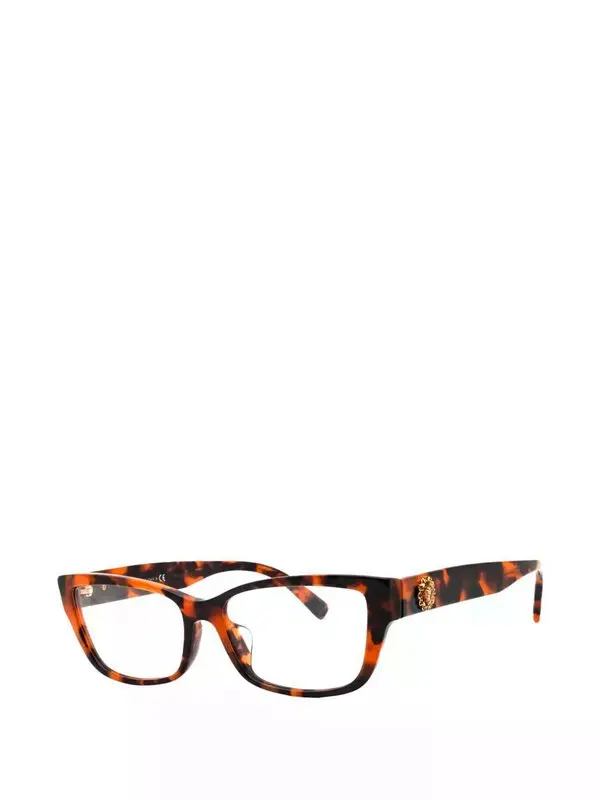 Versace Tortoiseshell-effect Cat-eye Eyeglasses
