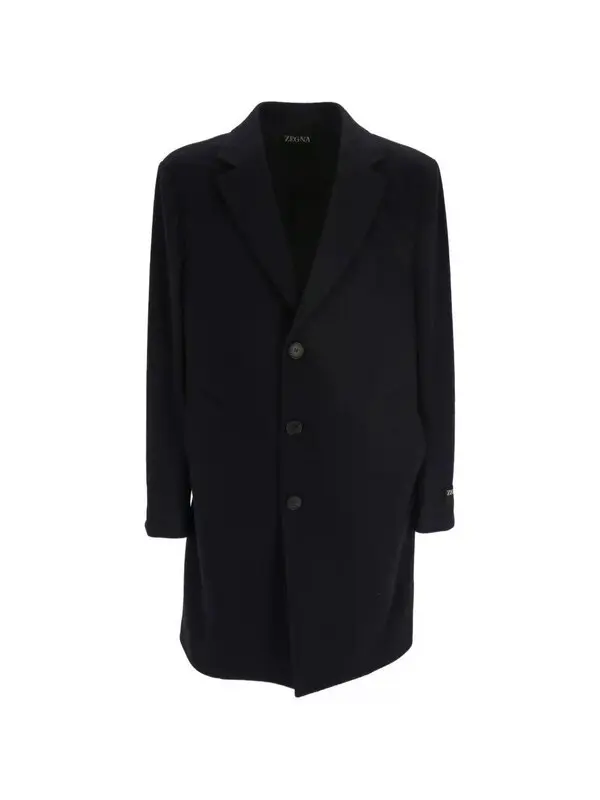 Zegna Single-breasted Notch-lapel Coat