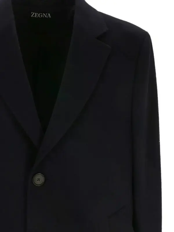 Zegna Single-breasted Notch-lapel Coat