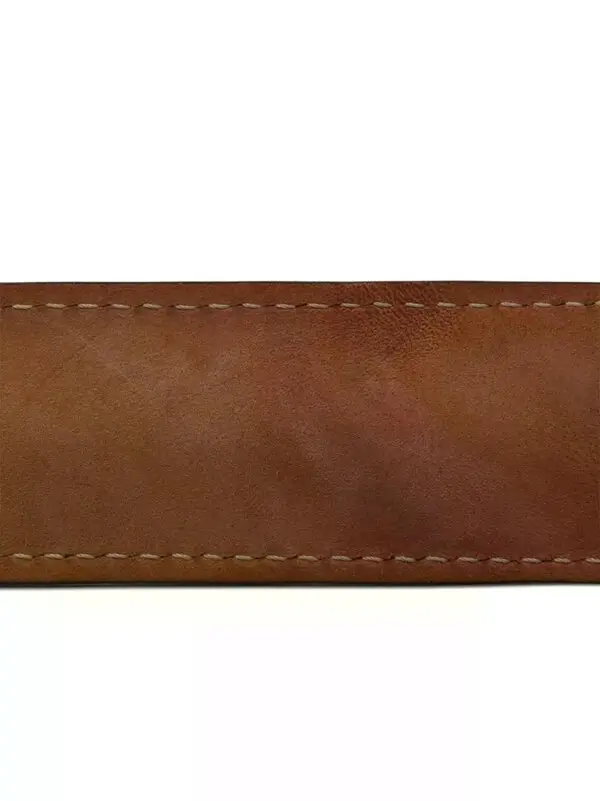 Loewe Anagram Detail Leather Bangle
