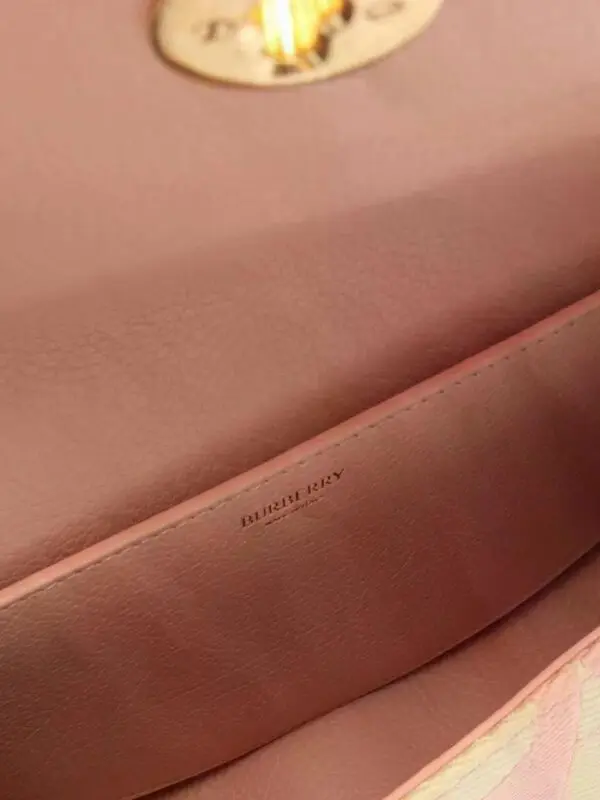 Burberry Chess Pattern Shoulder Bag