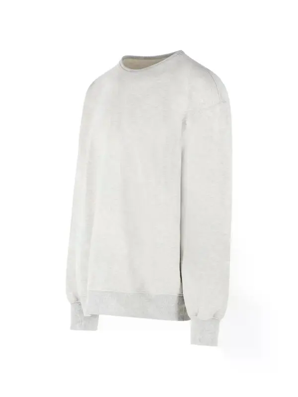 MAISON MARGIELA Denim-patchwork Crew-neck Sweatshirt