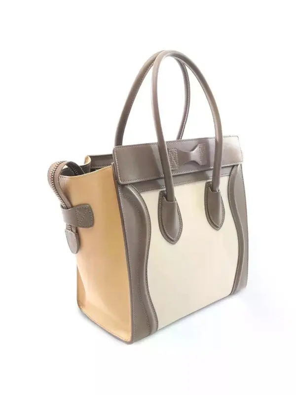 Celine Micro Luggage Tote Bag - Neutrals