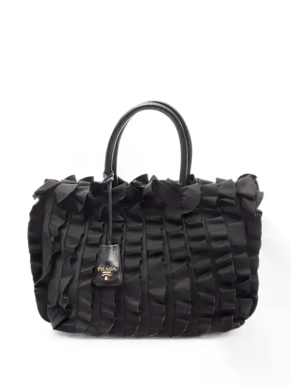 Prada 2000s Frill Tote Bag