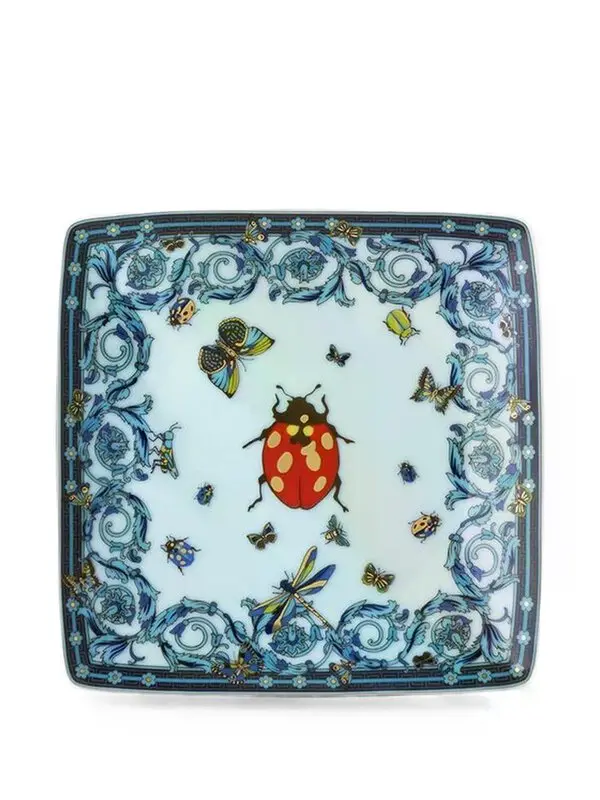 Versace Le Jardin Square Plate 12 Cm