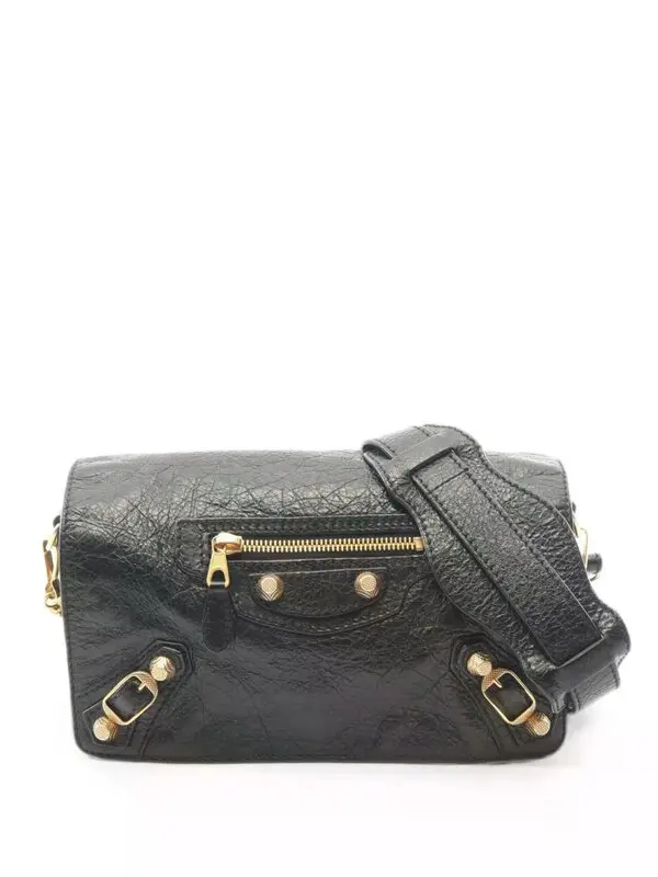 Balenciaga 2010s Classic Tool Kit Shoulder Bag - Black